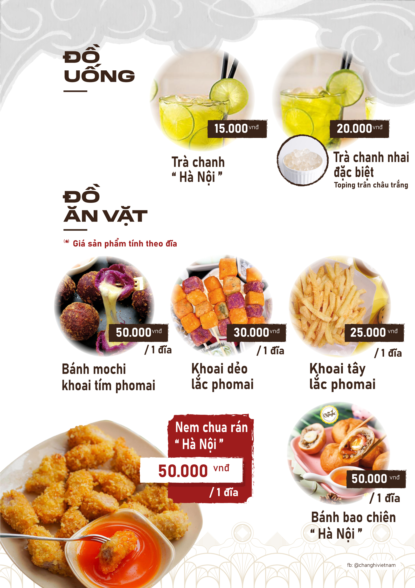 Thực đơn – Chè Ngon Sáng Tạo – Chang Hi Quận 7